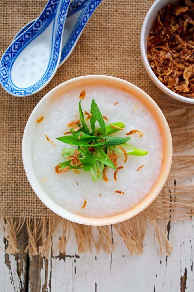 Basic Congee - Rice Porridge - Scruff & Steph